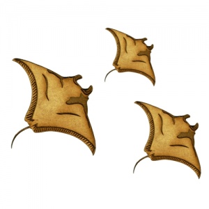 Stingray - MDF Sea Fish Wood Shape